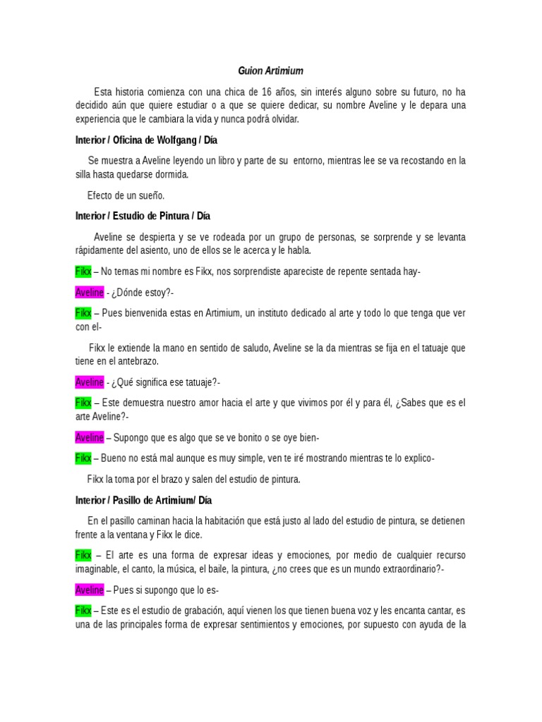 Guion Literario Edicion y Montaje | PDF | Ocio | Entretenimiento (general)