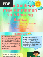 AP Aralin 5 Mga Salik Na May Kinalaman Sa Klima NG Bansa | PDF