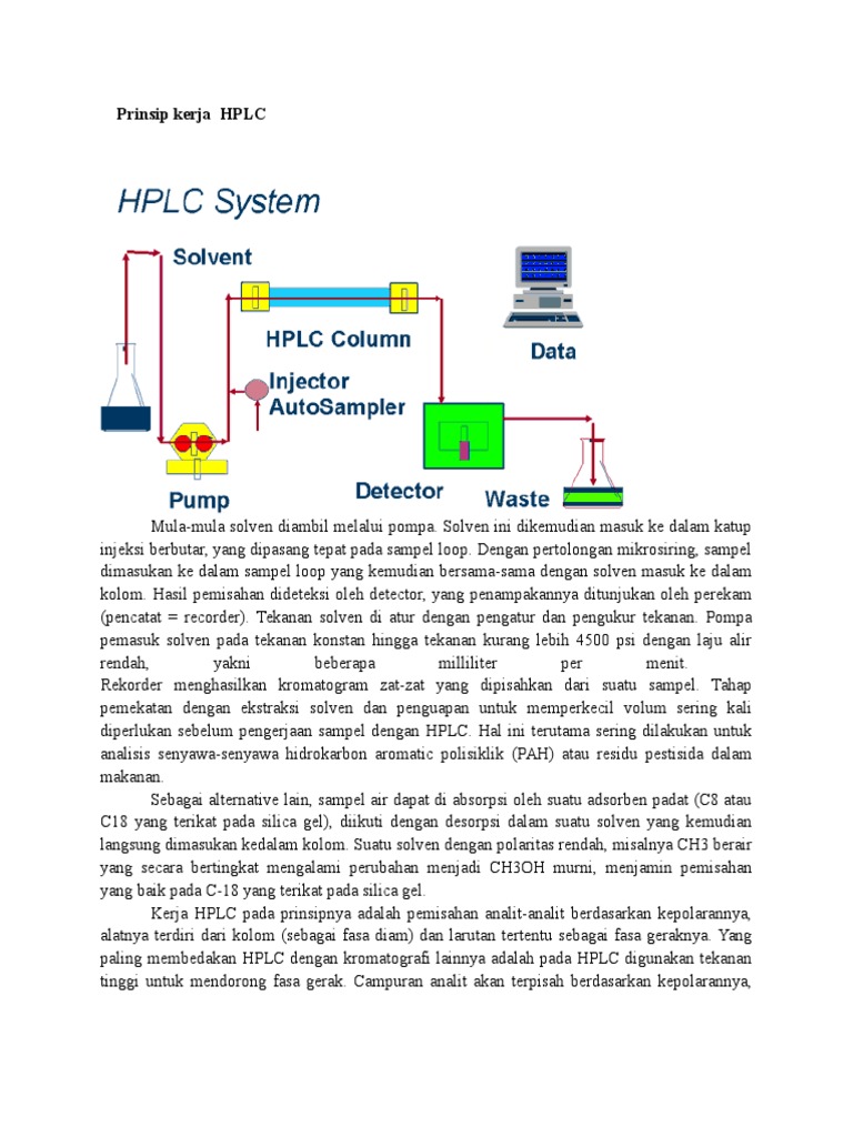 Prinsip Kerja HPLC | PDF