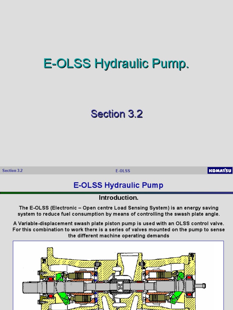 3.2 E-OLSS Pump | PDF | Pump | Valve
