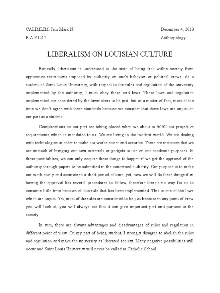 Liberal Humanism | PDF