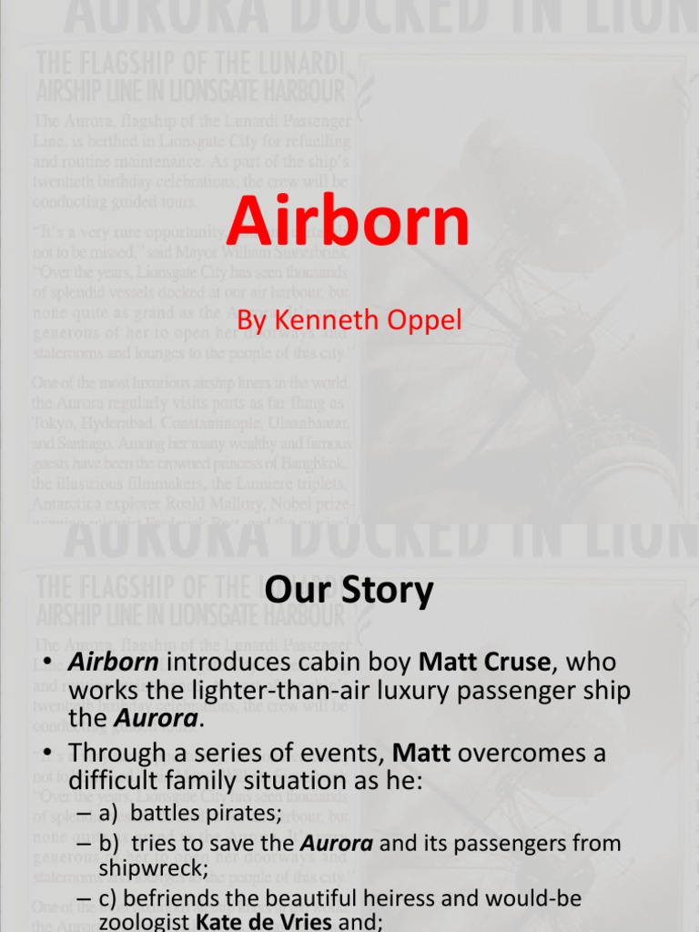 Airborn: Matt Cruse's Adventure | PDF