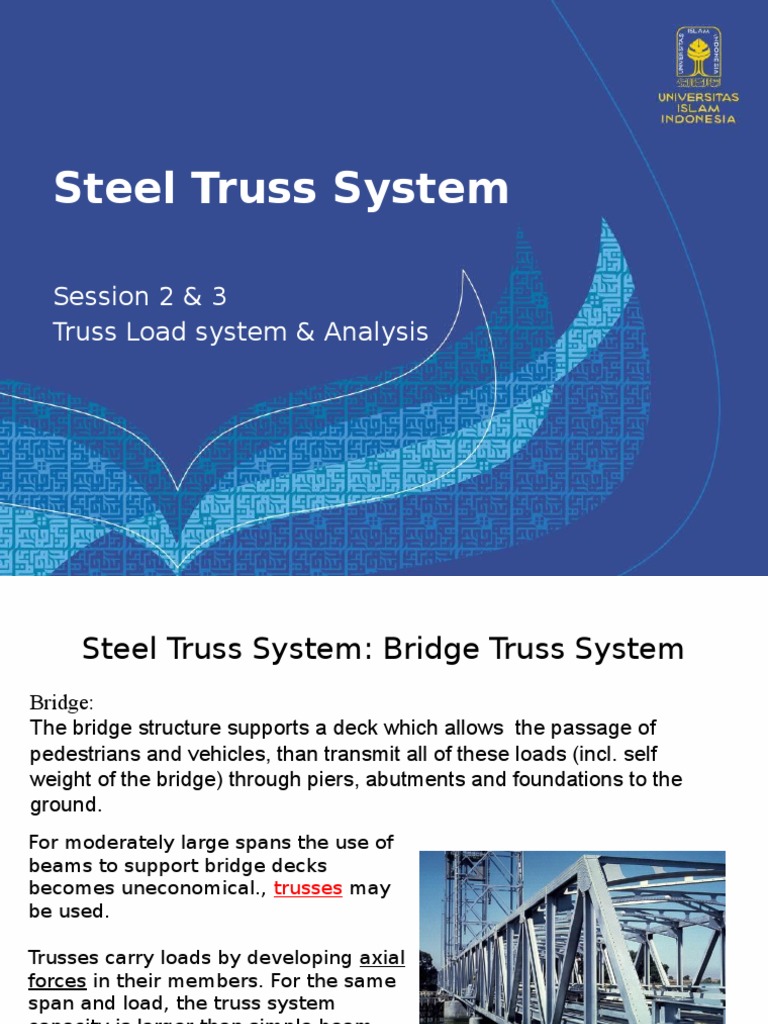 Steel Truss Systems: Load Analysis Guide | PDF | Truss | Economic Sectors