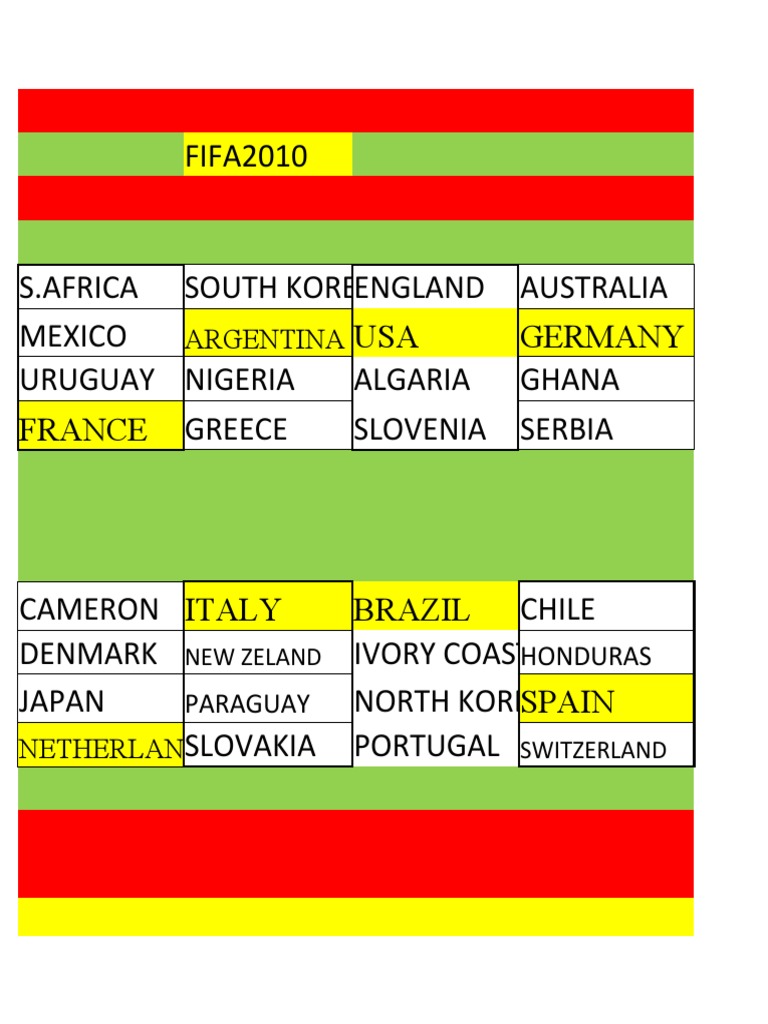 FIFA2010AFRICA | PDF