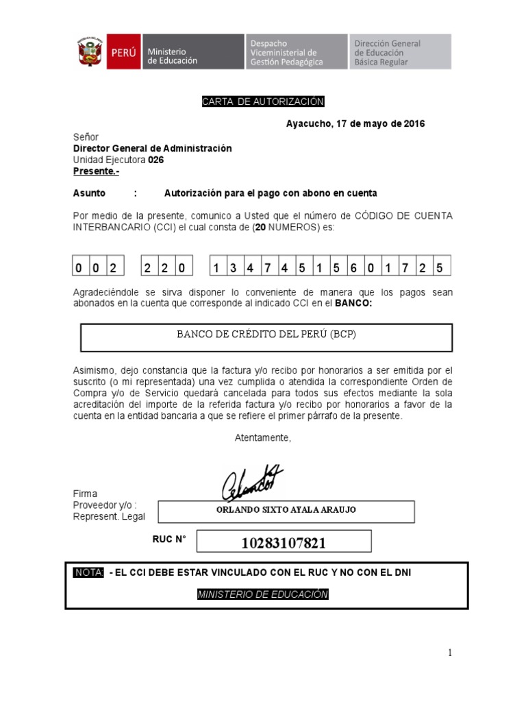 2..... Formato de Cci | PDF