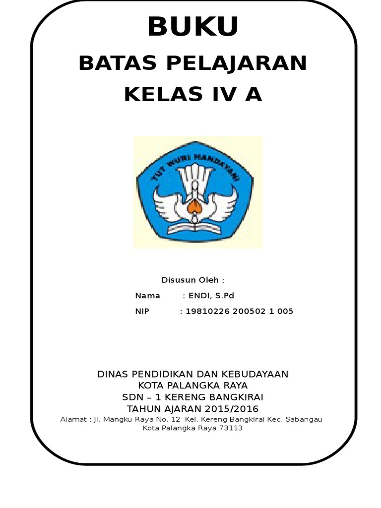 Buku Batas Pelajaran | PDF