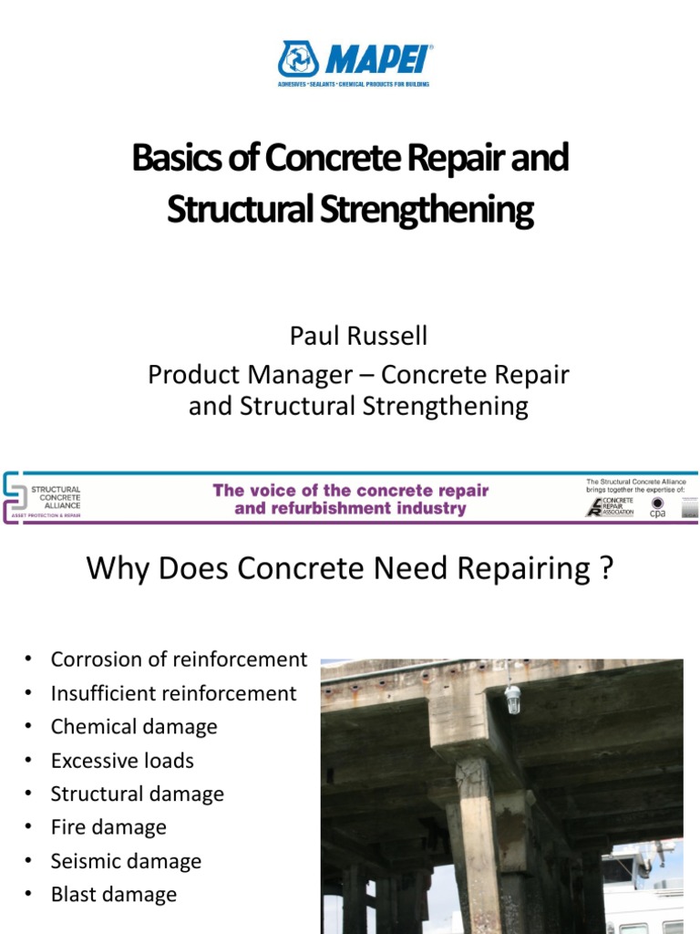 Concrete Repair and Strengthening Guide | PDF | Fibre Reinforced ...