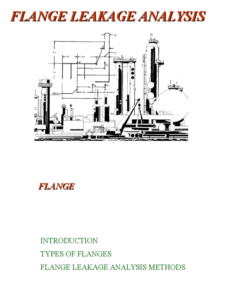 Flange Leakage Analysis Techniques | PDF | Structural Load | Pipe ...