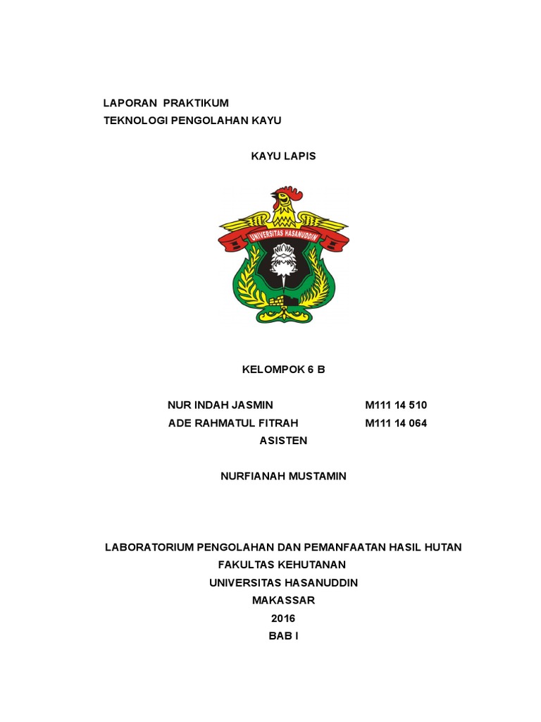 Praktikum Pembuatan Kayu Lapis | PDF