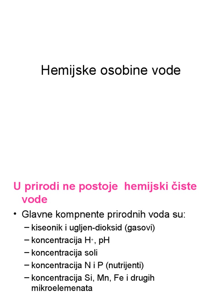 II Predavanje | PDF