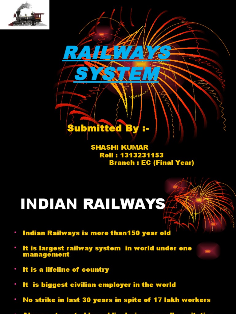 Railway System | PDF | Rail Transport | Train