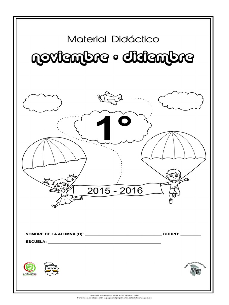 Primer Grado, Material de Apoyo, Bloque 1 | PDF | Lengua española | Dinero