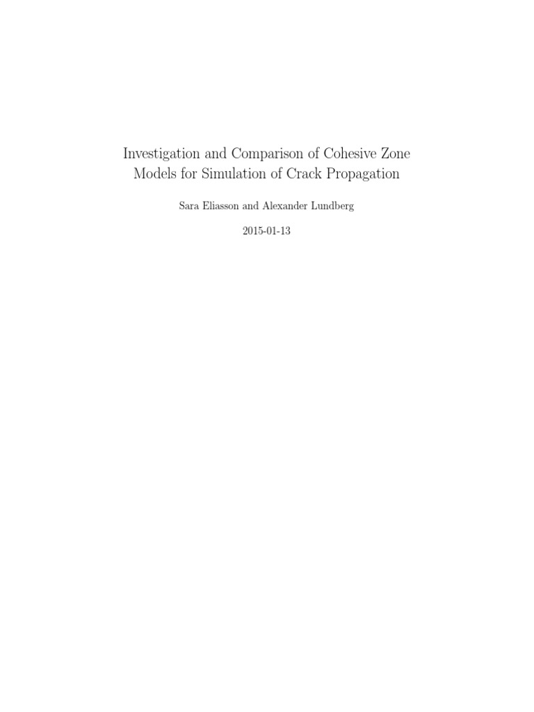 CZM Formulation and ABAQUS | PDF | Fracture Mechanics | Fracture