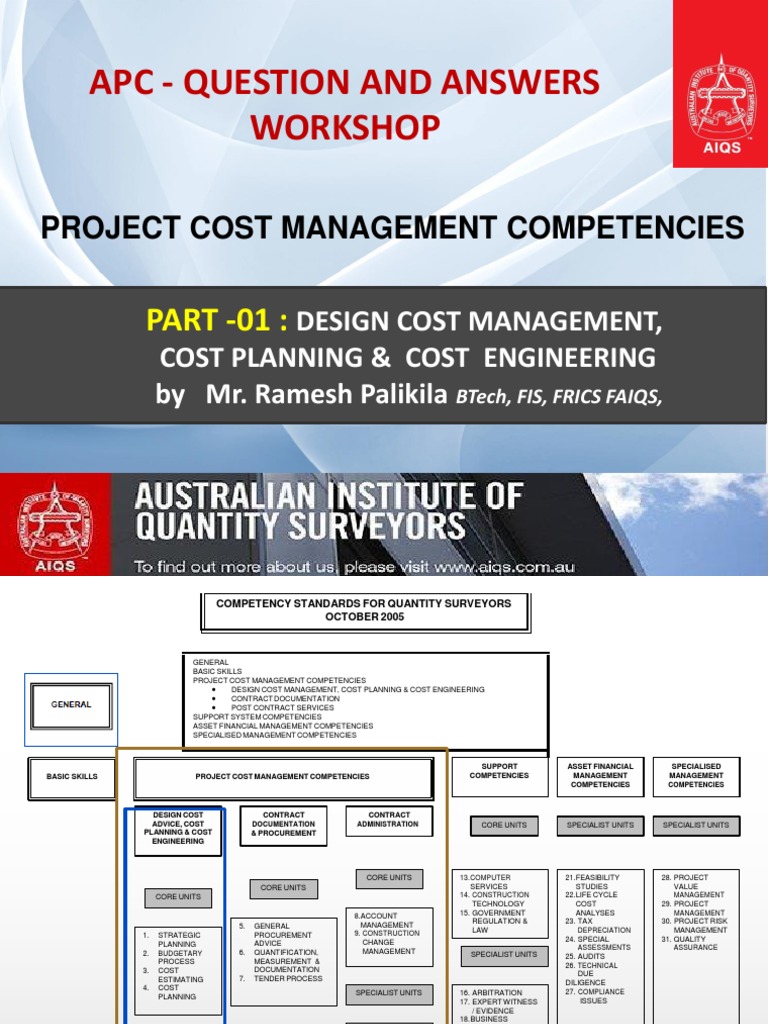 AIQS - APC Q&A Workshop - Ramesh | PDF | Cost–Benefit Analysis | Evaluation