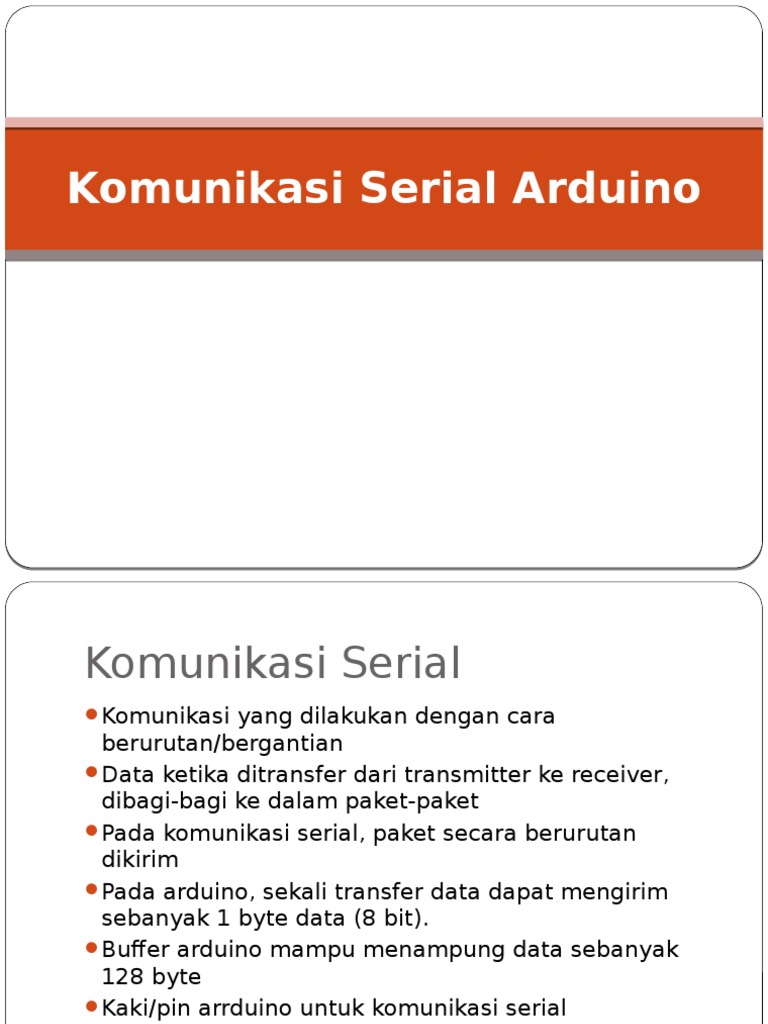 Komunikasi Serial Arduino | PDF