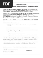 Sample - Performance Bond | PDF | Surety Bond | Contract Law