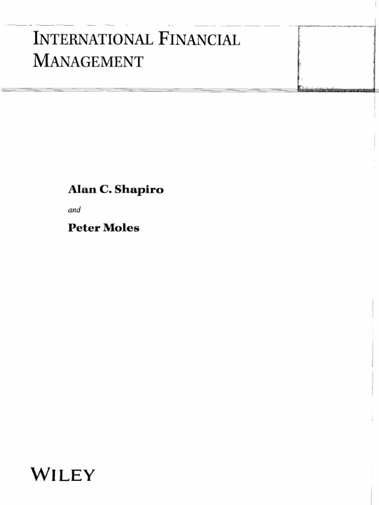 Alan C. Shapiro IFM Preface | PDF | Exchange Rate | Cost Of Capital