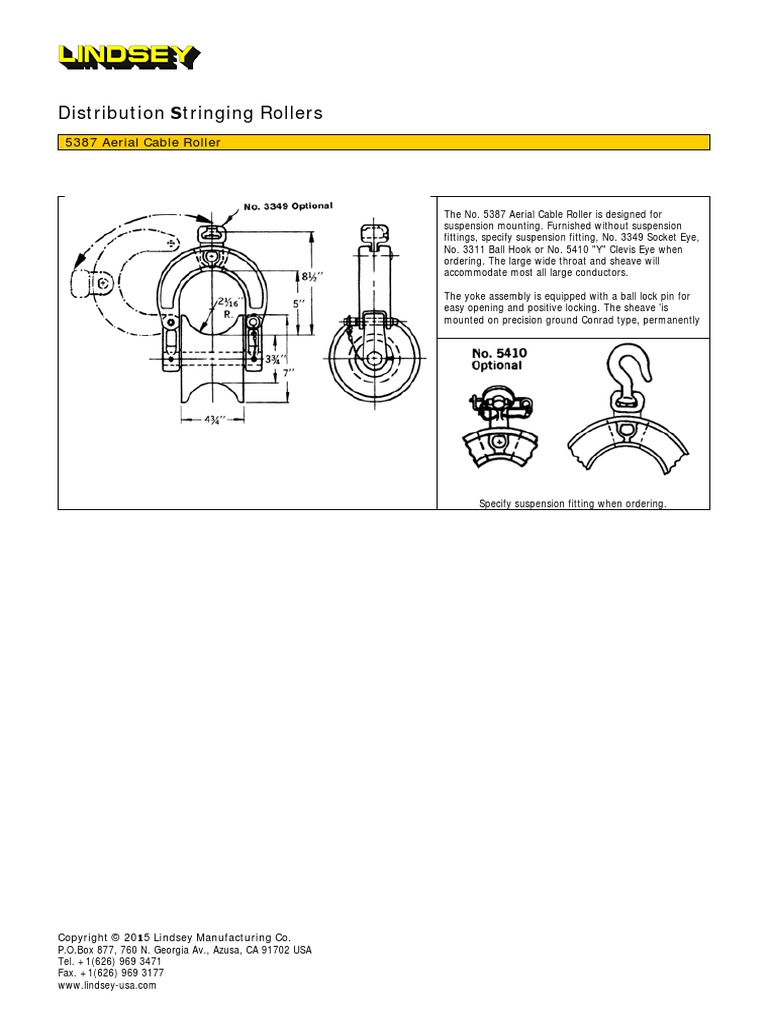 Distributed String Roller Lindsey Manufacturing | PDF