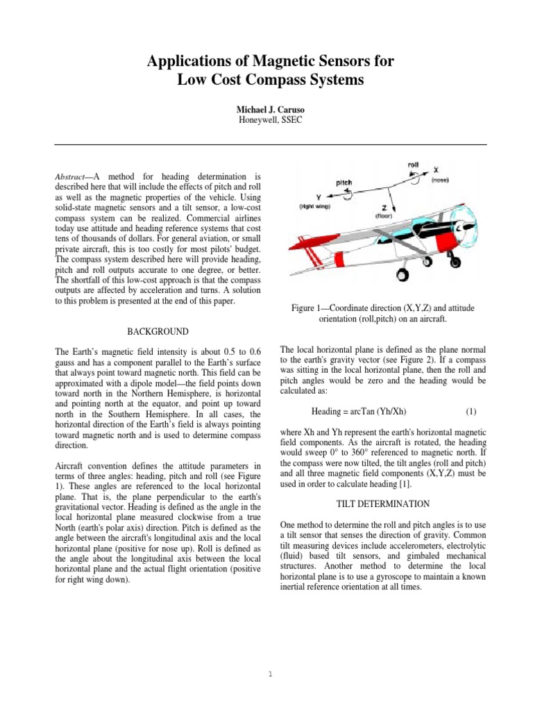 Compass Module Application Note PDF | PDF | Compass | Gyroscope