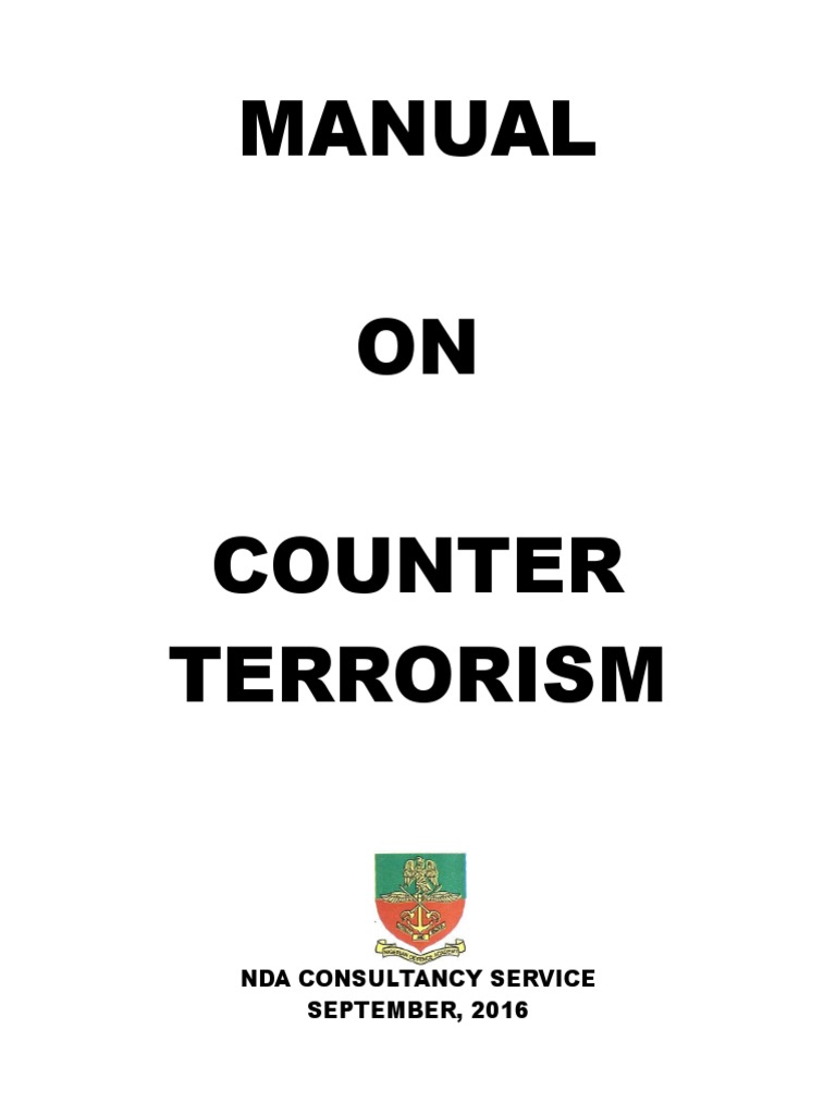 Manual On Counter Terrorism | PDF | Counter Terrorism | National Security