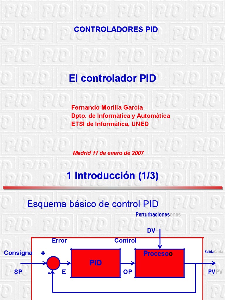 El Controlador PID | Matemáticas Aplicadas | Aparición