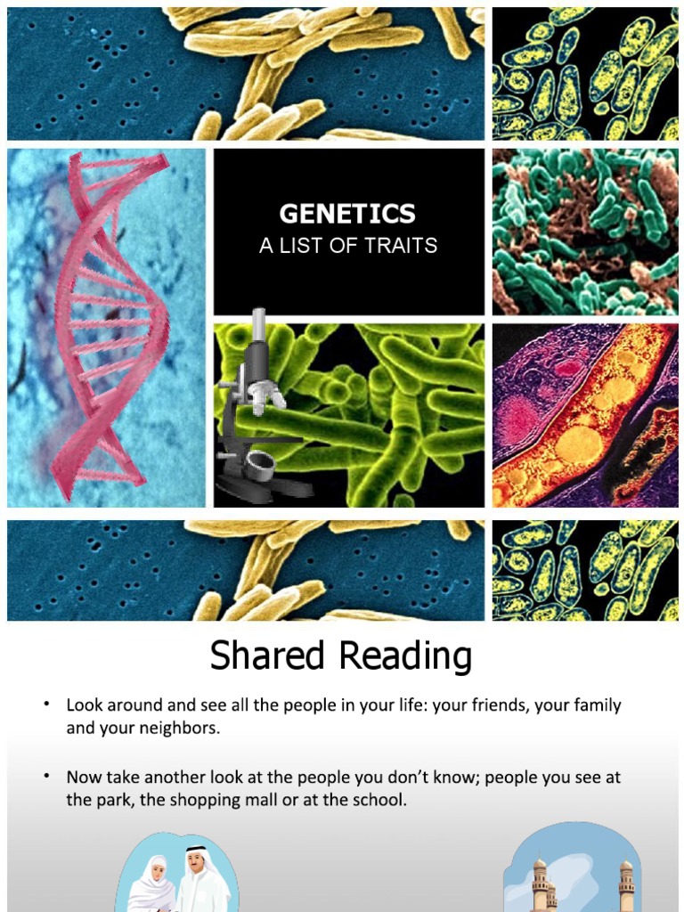 Genetics: A List of Traits | PDF