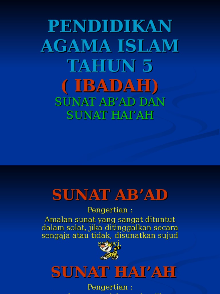 Panduan Sunat Ab'ad dan Hai'ah dalam Solat | PDF