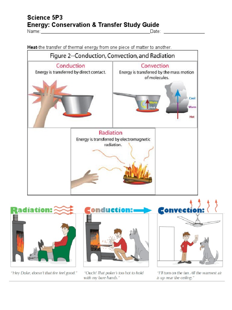 Science Heat Energy Study Guide-32 | PDF | Atmosphere Of Earth | Matter