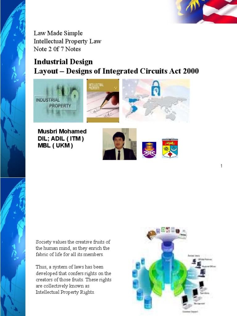 Industrial Design Layout - Designs of Integrated Circuits Act 2000 ...