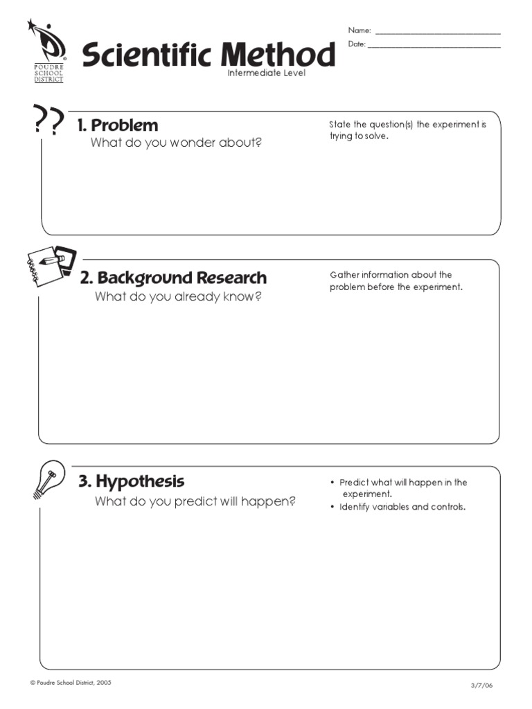 Scientific Method Graphic Organizer | PDF | Experiment | Scientific Method