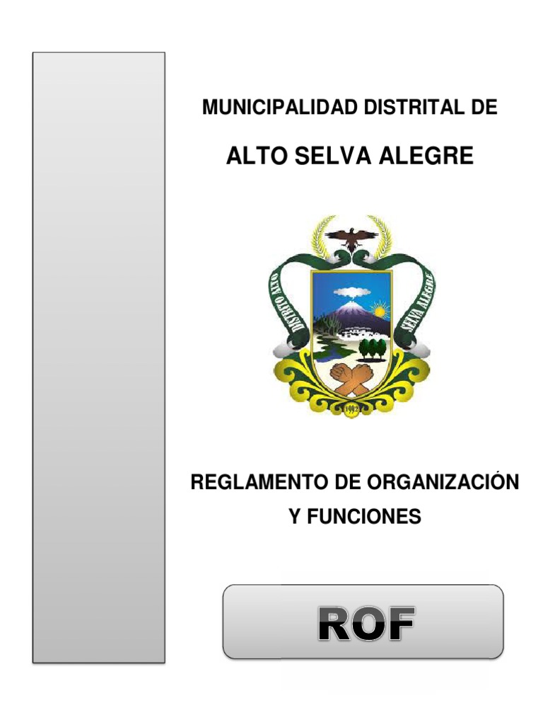 Rof | PDF | Alcalde | Gobierno local
