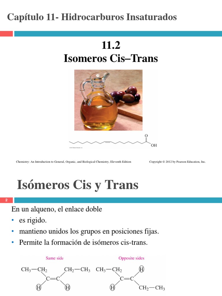 Capitulo 1.2 - Isomeros Cis-Trans PDF | PDF | Isómero | Alqueno