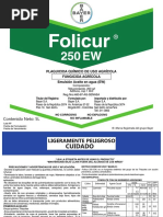 Carbendazim 500 SC: Ficha Técnica y Uso | PDF | Hongo