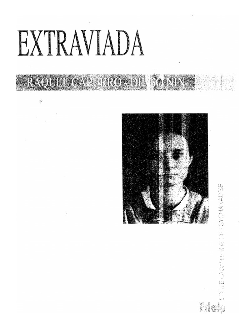 Extraviada Raquel Capurro y Diego Nin PDF | PDF | Jacques Lacan ...