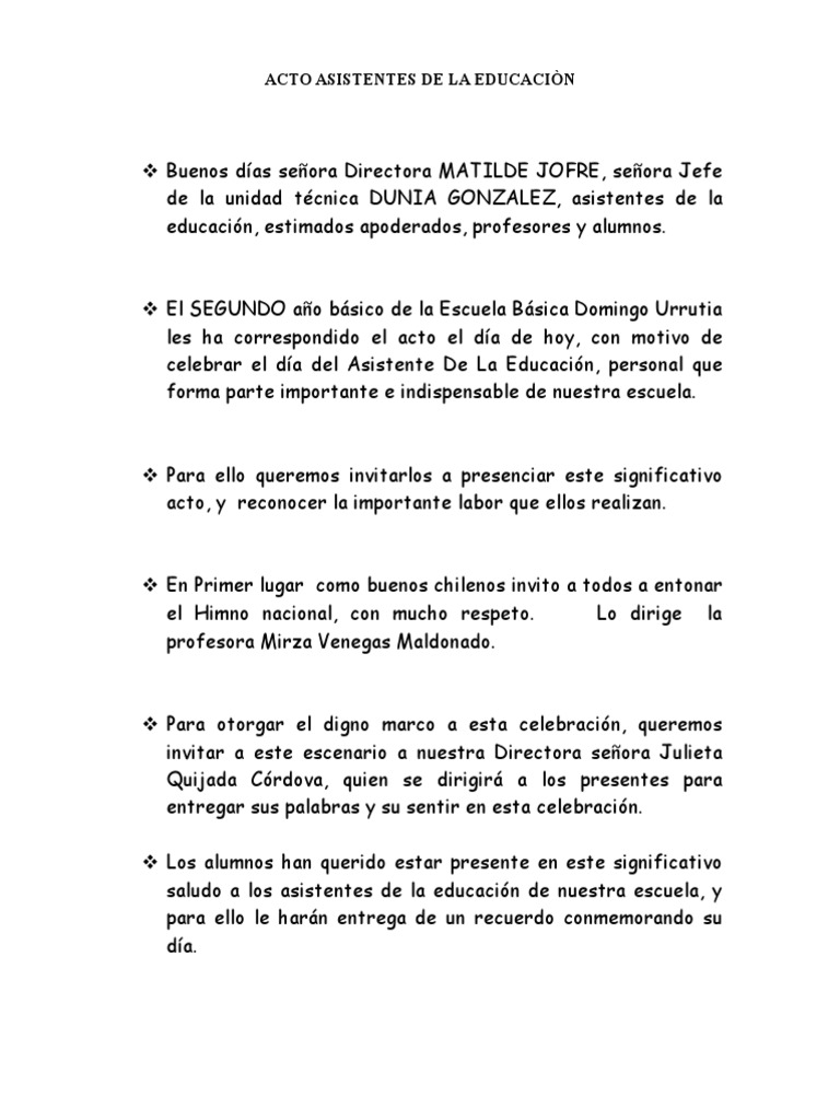 Libreto Dia Del Asistente | PDF | Entretenimiento (general)