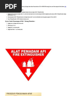 Standar Tanda APAR Menurut Permenaker 1980 | PDF