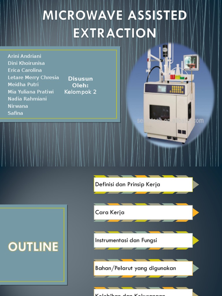 Kelompok 2-Microwave Assisted Extraction | PDF