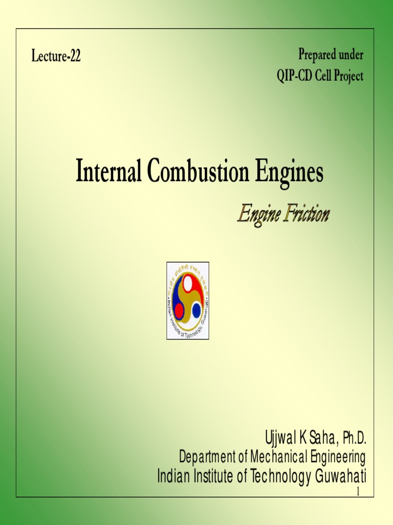 Qip Ice 22 Engine Friction | PDF | Internal Combustion Engine | Friction