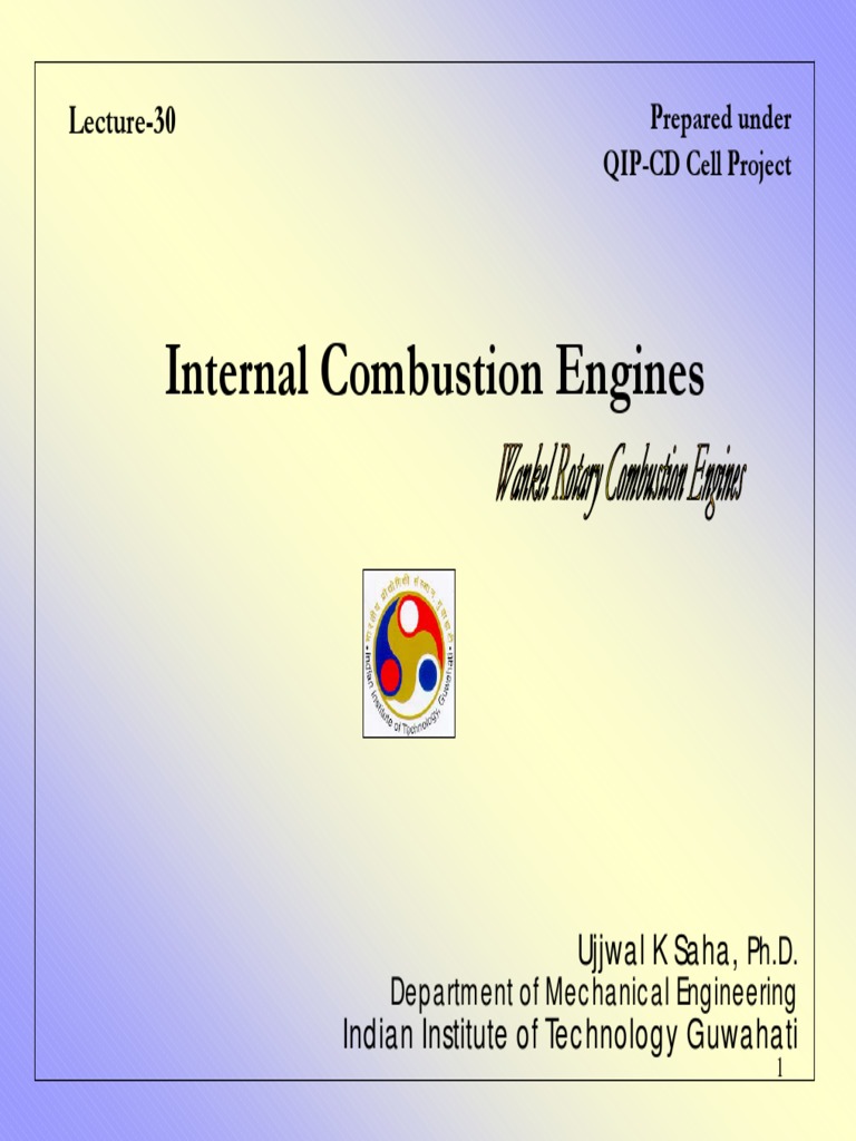 Qip Ice 30 Wankel Rotary Combustion Engines | PDF
