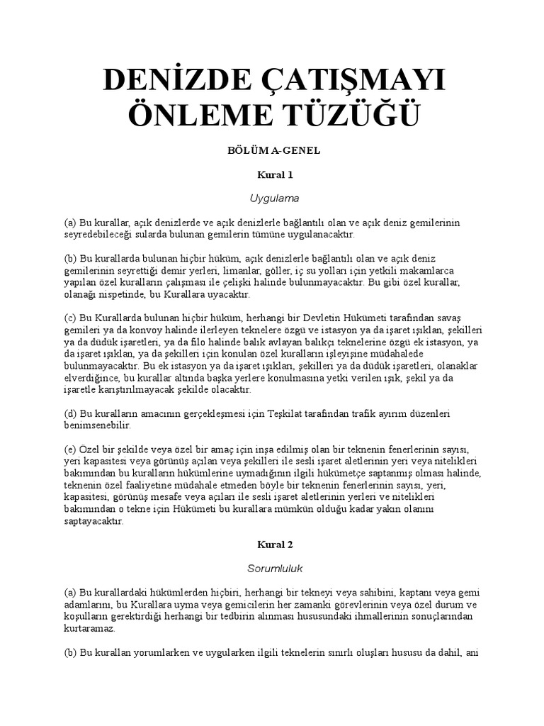 COLREG | PDF