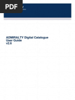 ADMIRALTY Digital Catalogue (ADC) User Guide_0 | PDF | Menu (Computing) | Window (Computing)