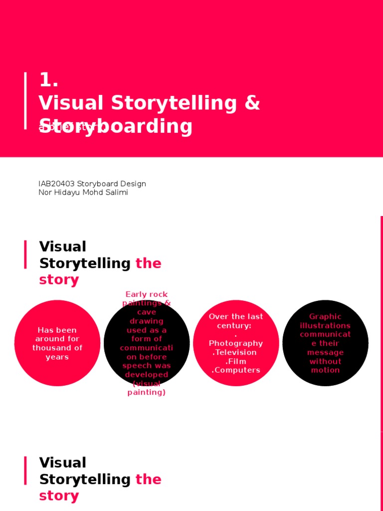 01 - Visual Storytelling and Storyboarding | PDF | Screenplay | Leisure