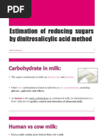 Estimation of Total Reducing Sugar in The Given Sample | PDF