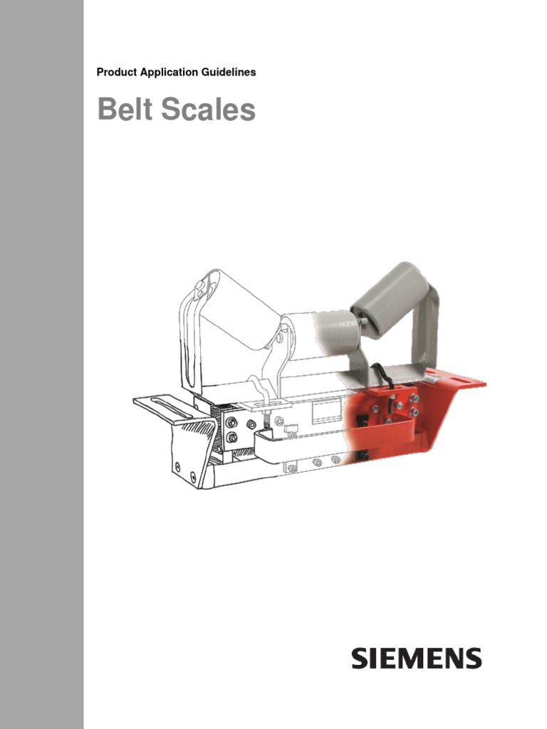 Belt Scale Installation Guidelines | PDF | Belt (Mechanical) | Weighing ...