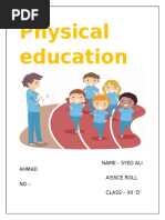 Physical Education Project Cover Page 1 | PDF