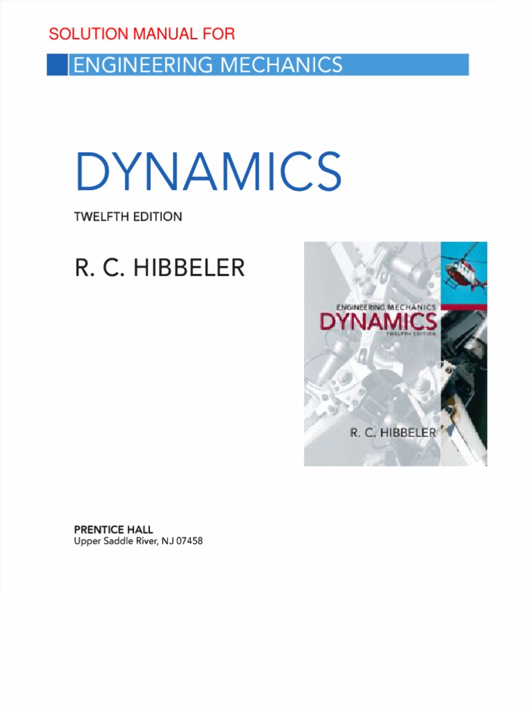 Cover Hibbeler Dynamics 12th PDF | PDF