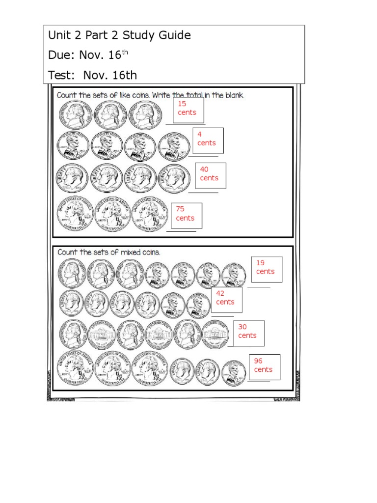 Grade 2 Unit 2 Math Assessment Guide | PDF