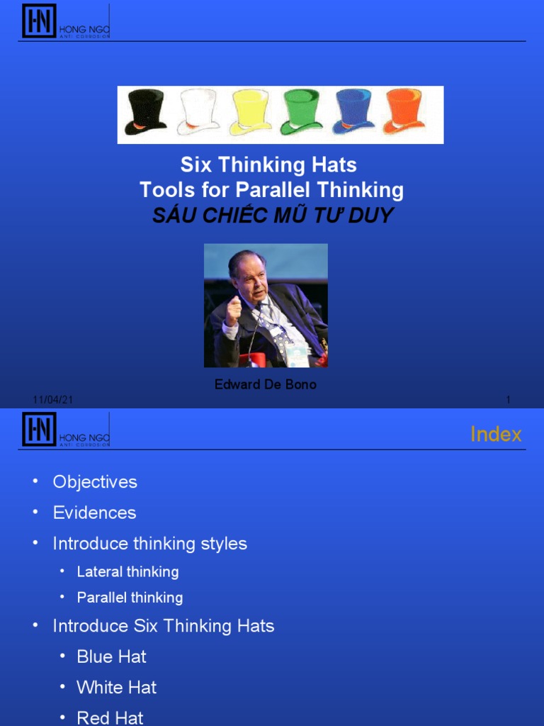 De Bono's Six Thinking Hats | PDF
