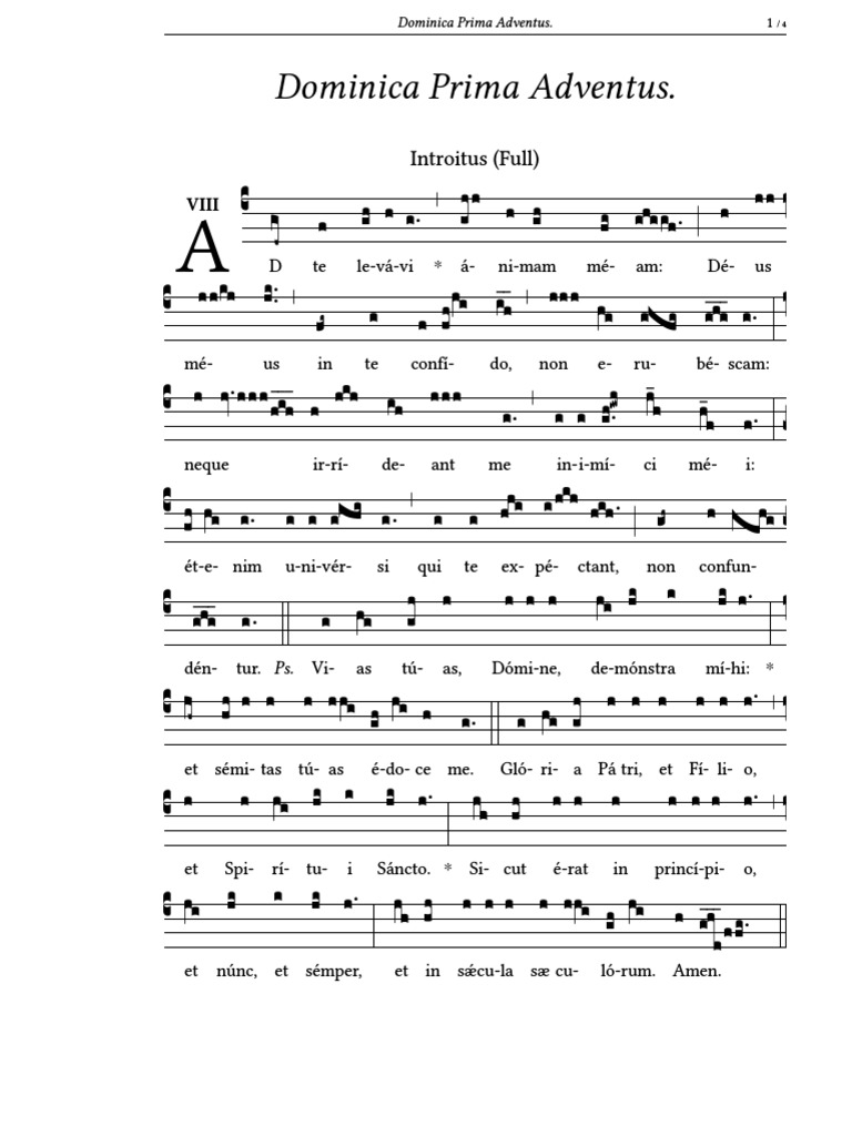 Latin Liturgical Chants | PDF