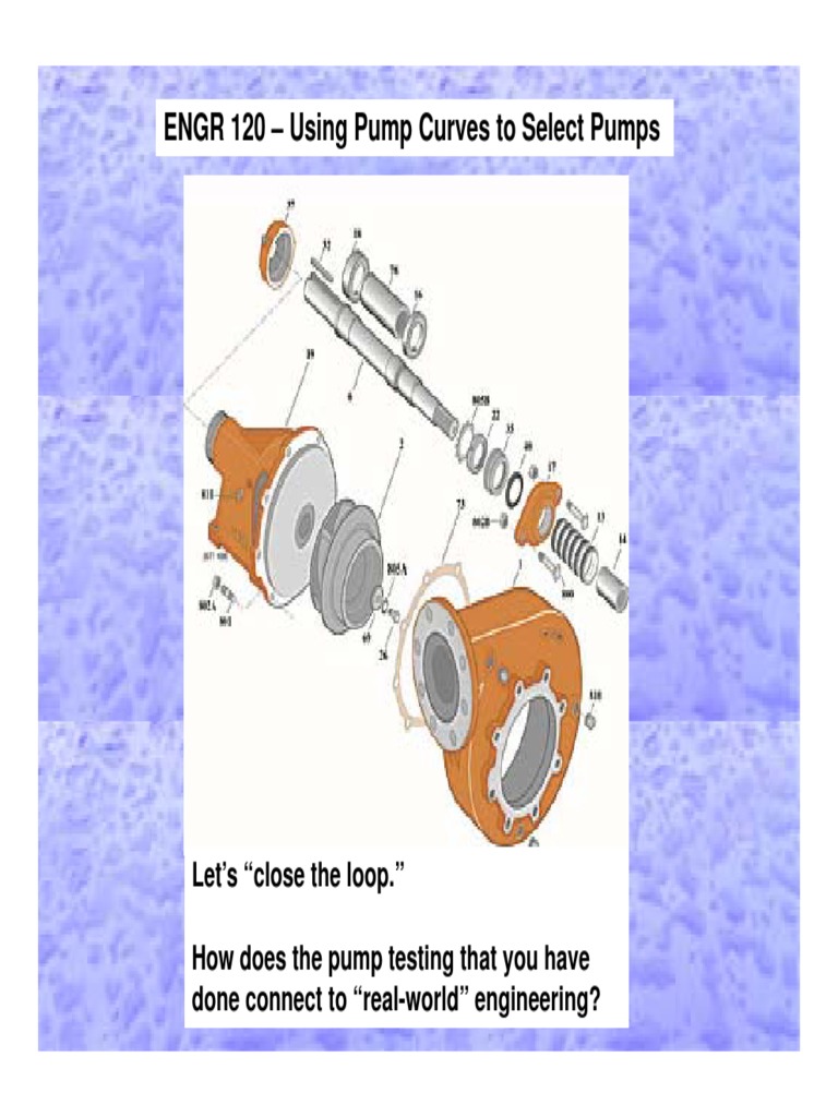 ENGR 120 - Using Pump Curves To Select Pumps | PDF | Pump | Friction
